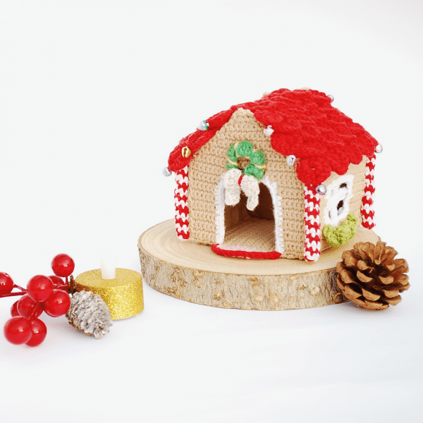 Casita de jengibre de amigurumi Crafteando, que es gerundio